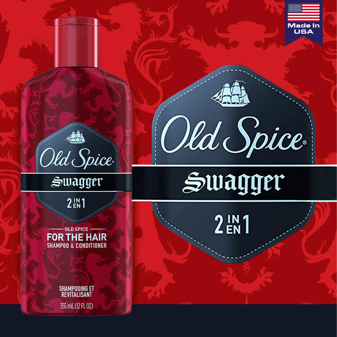 Old Spice - Mens Shampoo Swagger 2-In-1 - Wonderfulmom.lk