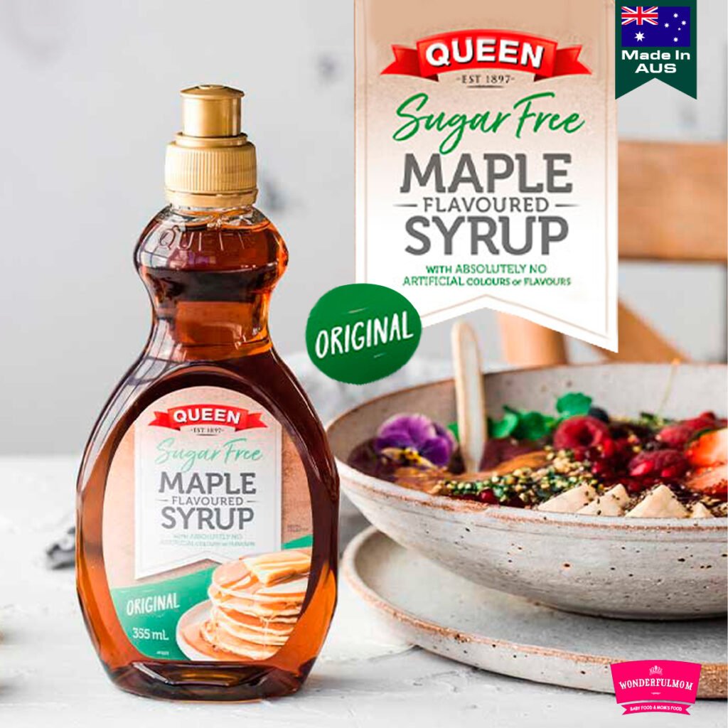 Queen - Sugar Free Maple Flavoured Syrup 355mL - Wonderfulmom.lk