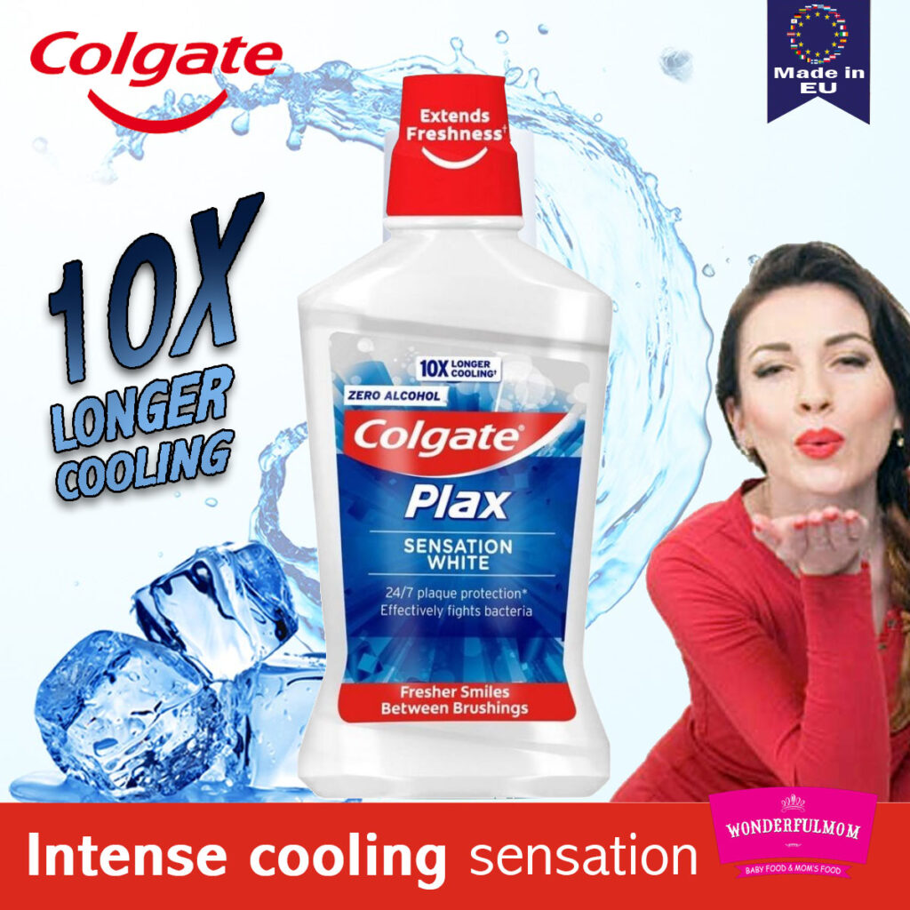 COLGATE - Plax Sensitive White Mouth Wash 500ml - Wonderfulmom.lk