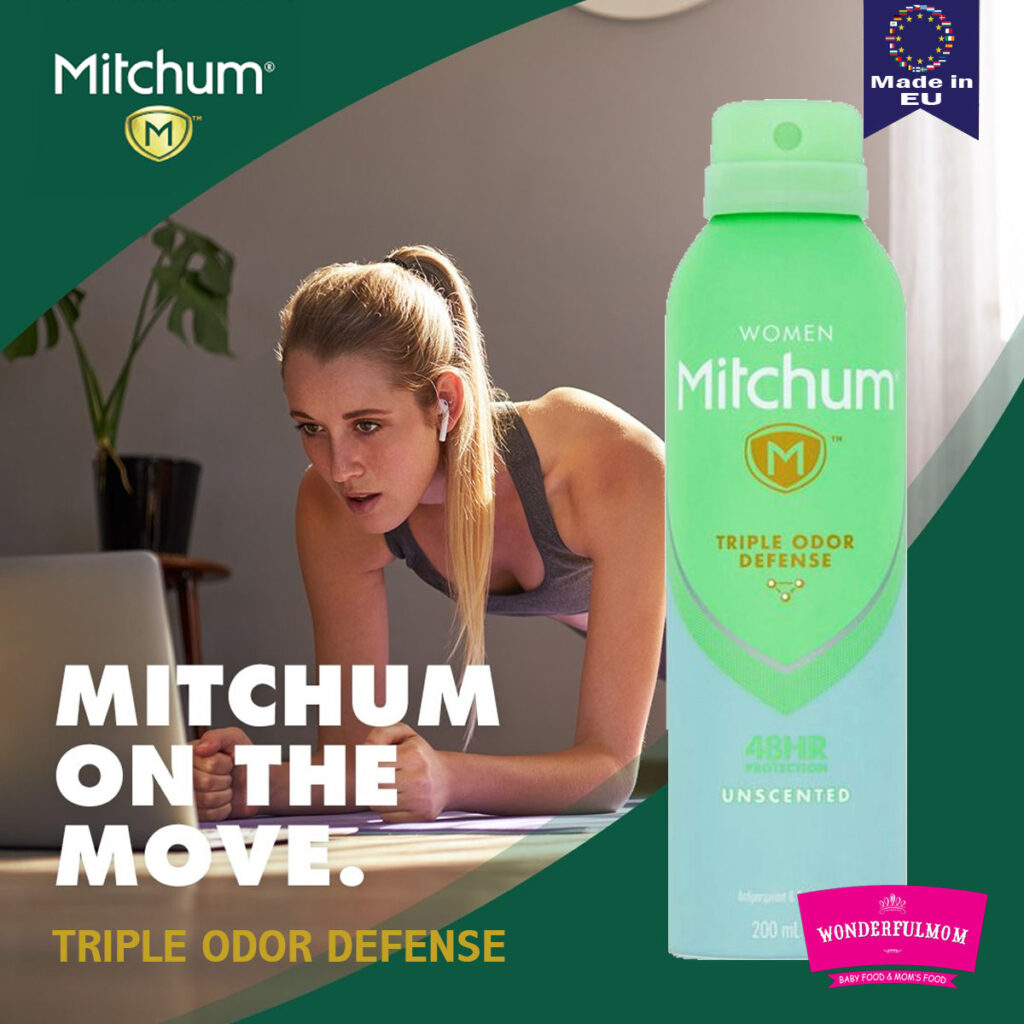 MITCHUM - Women Unscented Triple Odor Defense Body Spray - Wonderfulmom.lk