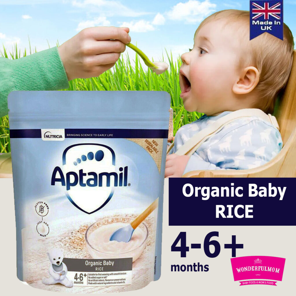 APTAMIL - Organic Baby Rice 4-6 month - Wonderfulmom.lk