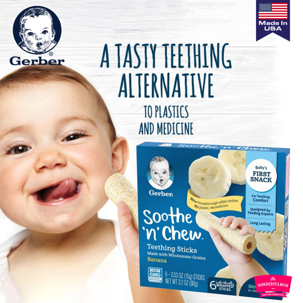 GERBER - Soothe n Chew Teething Sticks - Wonderfulmom.lk