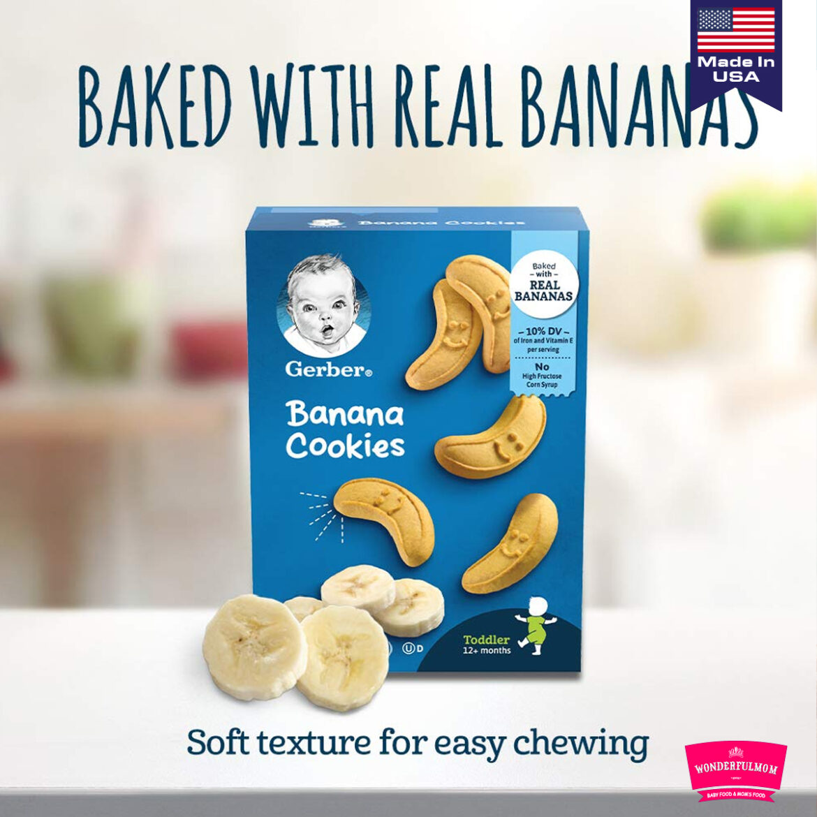 GERBER - Banana Cookies - Wonderfulmom.lk