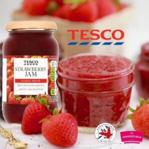 Tesco Strawberry Jam 454G - Wonderfulmom.lk